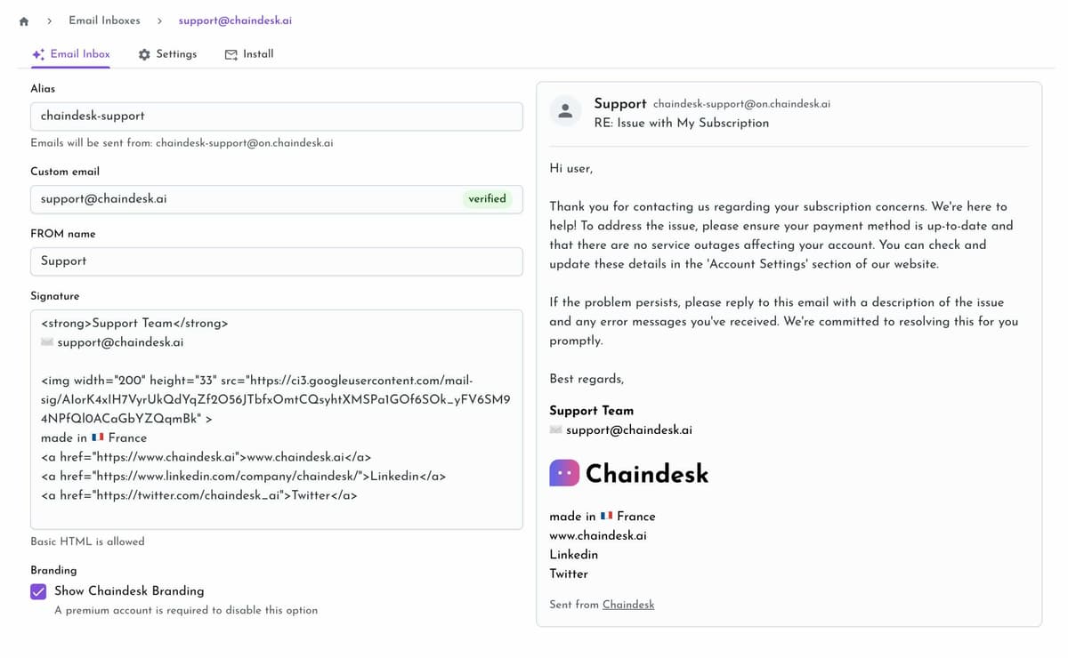 Chaindesk - Build a ChatGPT AI Chatbot for your website